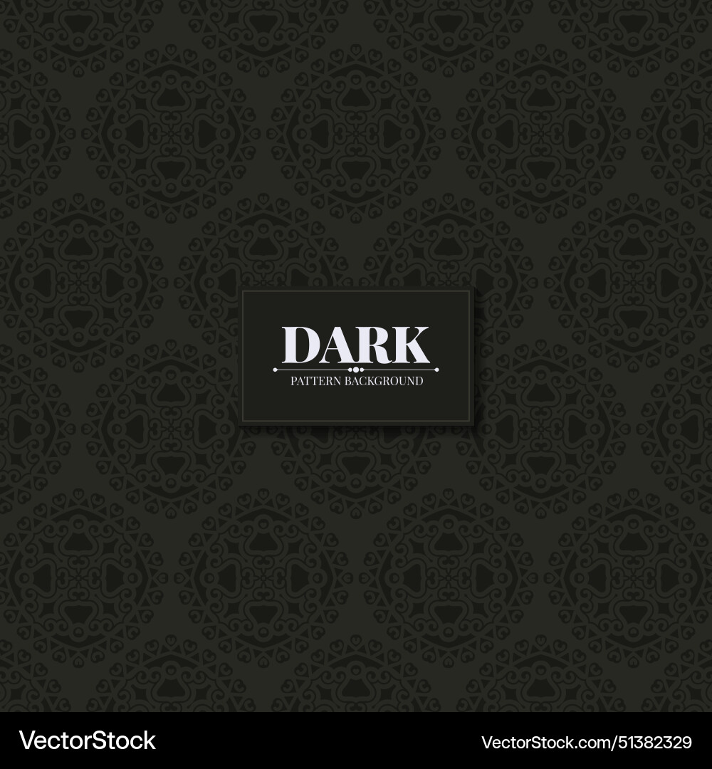 Dark ethnic seamless pattern template Royalty Free Vector