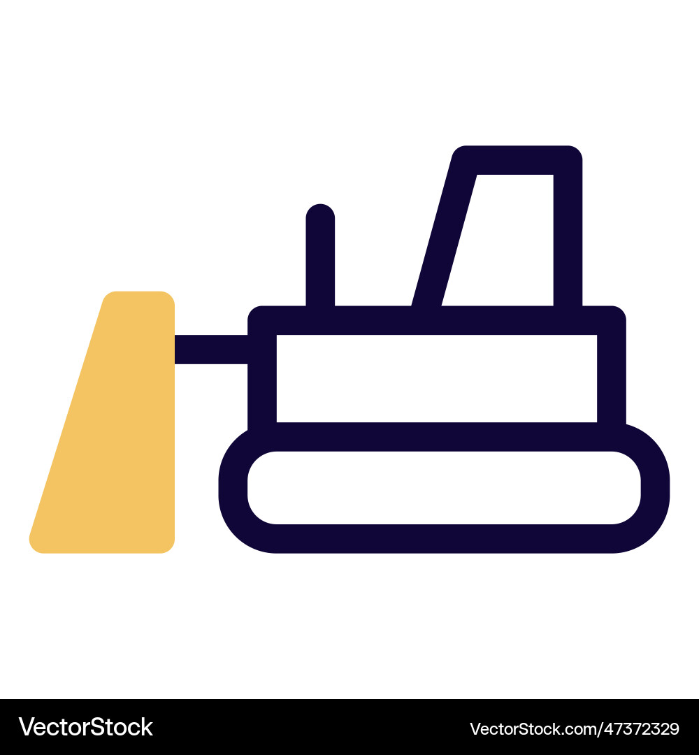 Large metal-bladed motorized machine Royalty Free Vector