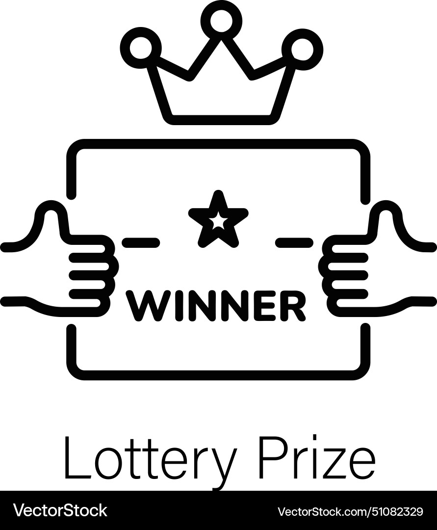 Lottery prize Royalty Free Vector Image - VectorStock