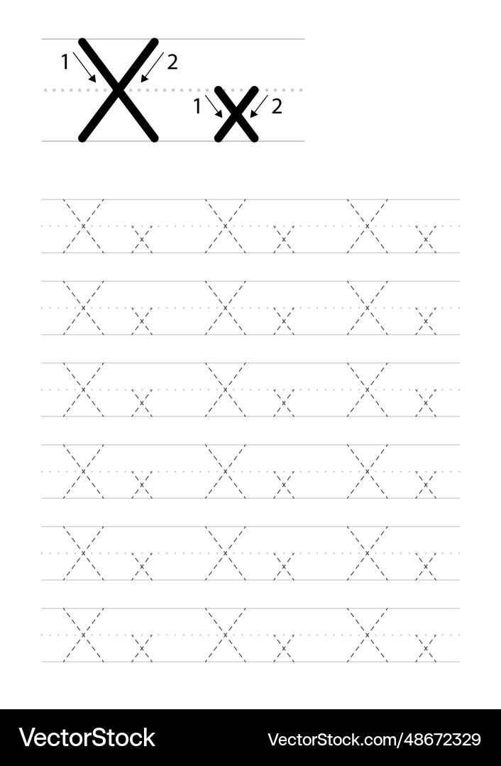 Trace Letter X Vector Images (over 170)