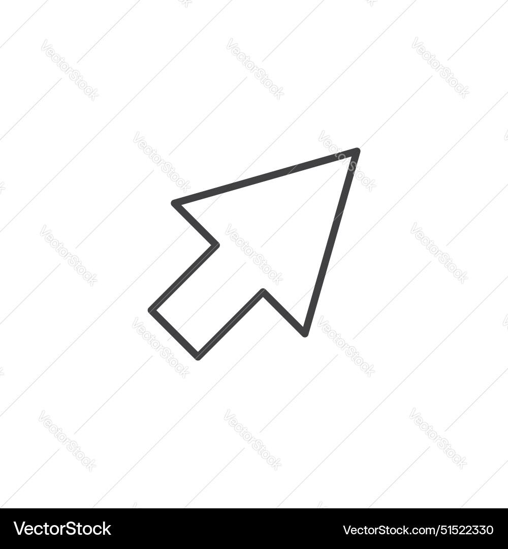 Cursor icon Royalty Free Vector Image - VectorStock