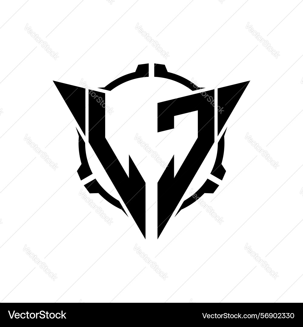 Gaming logo triangle with scope tactical style – Royalty-Free Vector ...