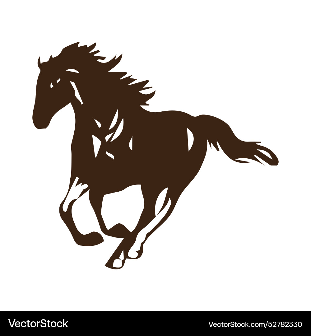 Horse animal icon symbol Royalty Free Vector Image