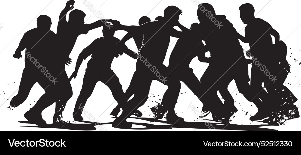 Nightfall fray group fighting icon design abyssal Vector Image