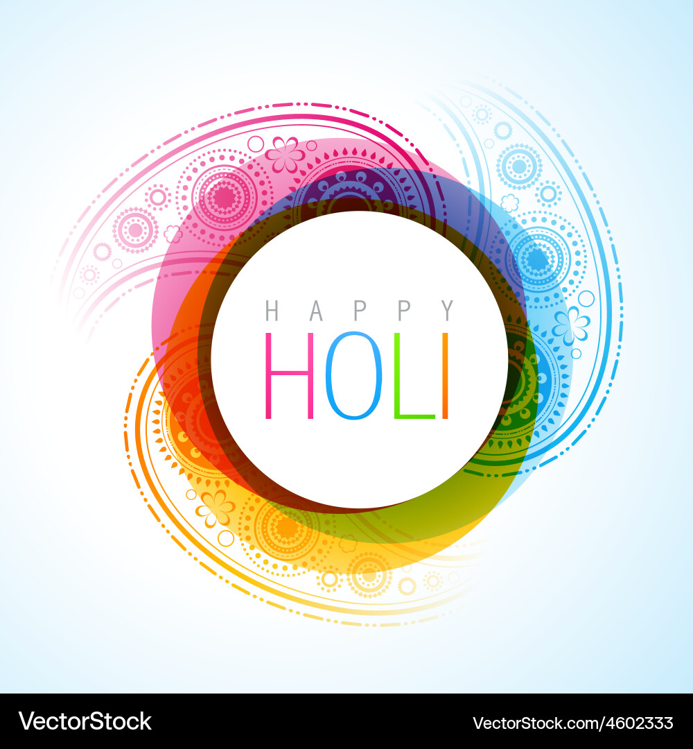 Holi festival Royalty Free Vector Image - VectorStock
