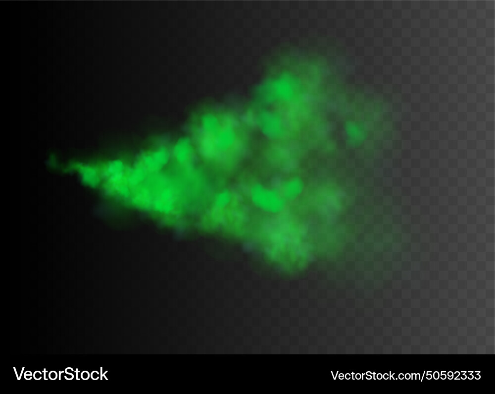 Realistic toxic smoke Royalty Free Vector Image