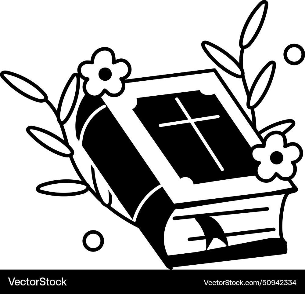 Bible book Royalty Free Vector Image - VectorStock