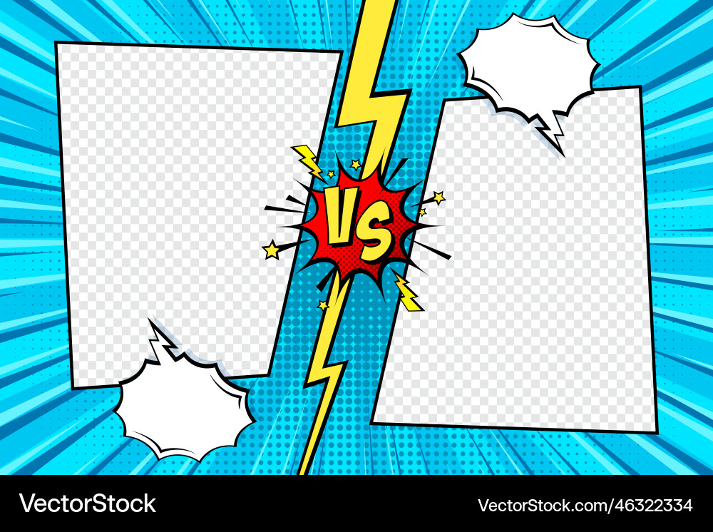 Cartoon comic background with blank place for your