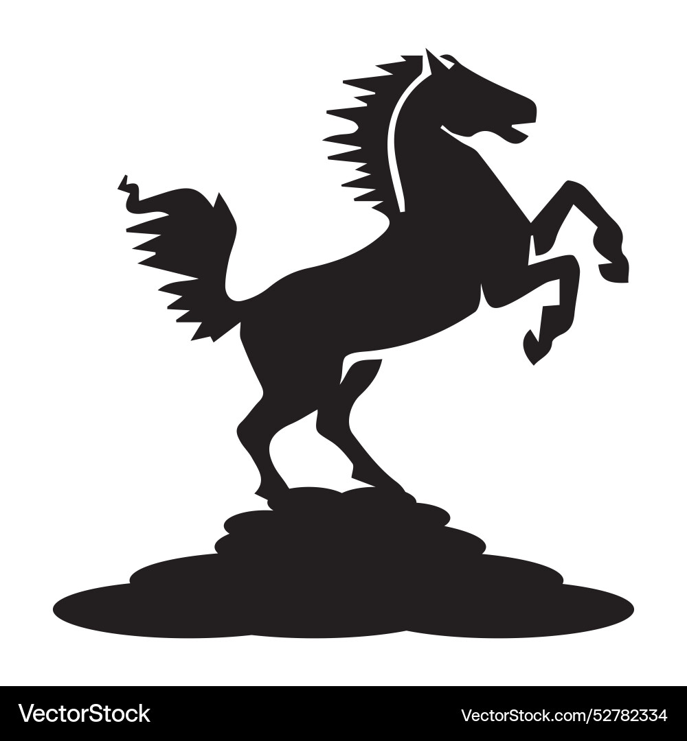 Horse animal icon symbol Royalty Free Vector Image