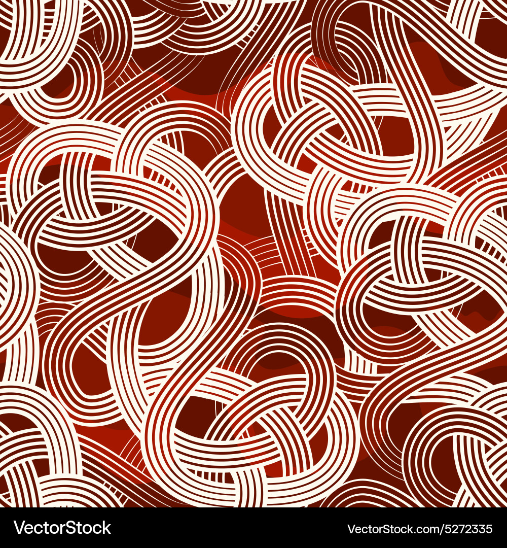 Noodles pattern Royalty Free Vector Image - VectorStock