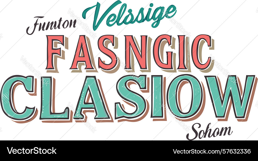Classic car rally logo vintage auto event Vector Image