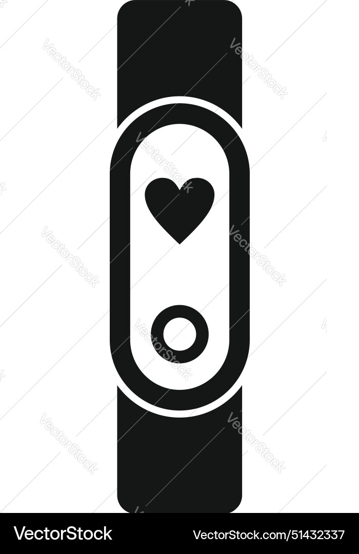 A fitness tracker Royalty Free Vector Image - VectorStock