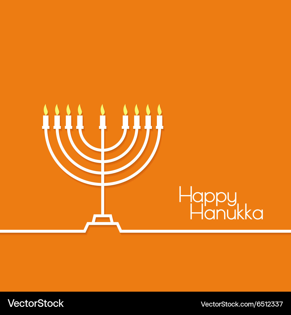 Jewish menorah icon Royalty Free Vector Image - VectorStock