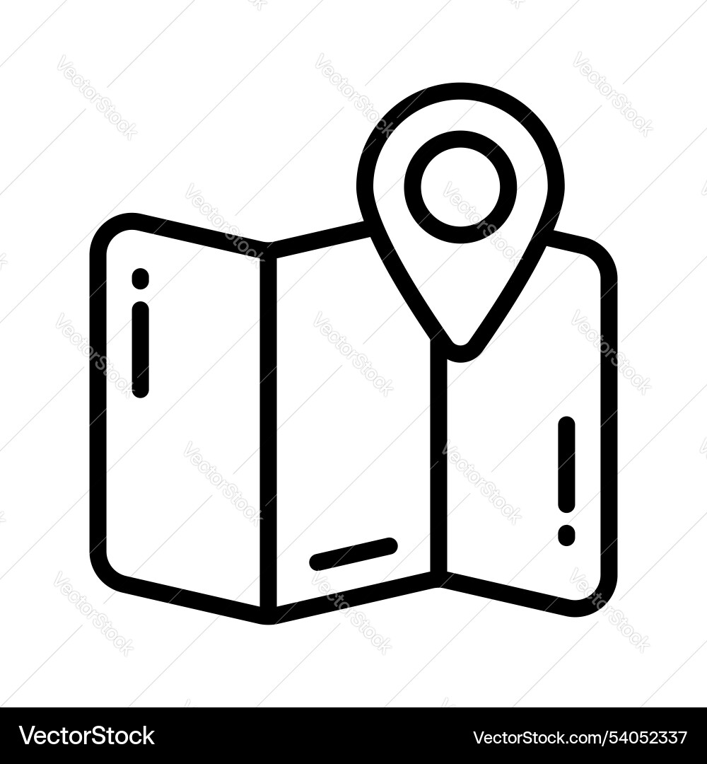 Location map Royalty Free Vector Image - VectorStock