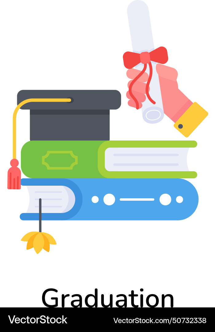Graduation Royalty Free Vector Image - VectorStock
