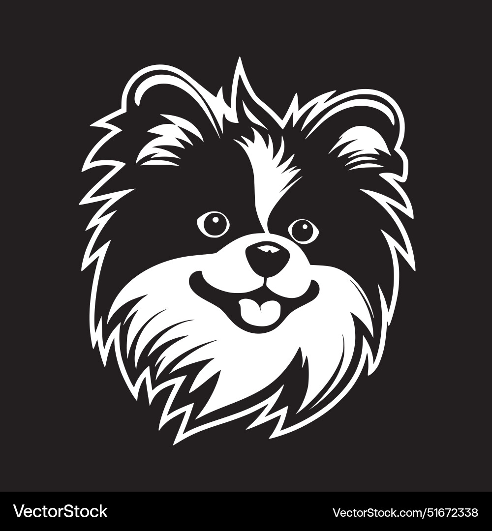 Pomeranian - high quality logo ideal Royalty Free Vector