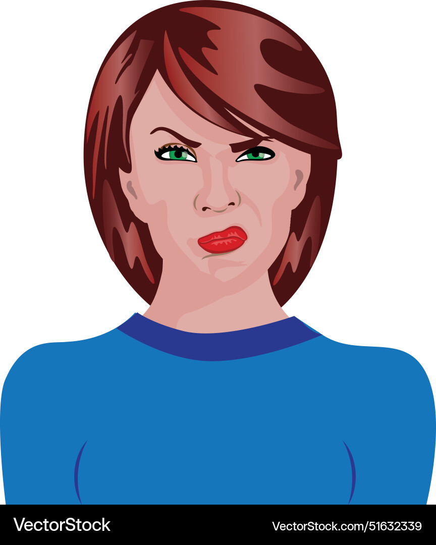 Angry women Royalty Free Vector Image - VectorStock