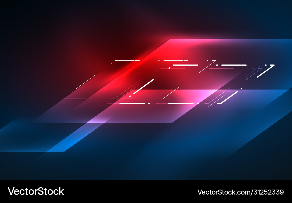 Dynamic neon shiny abstract background trendy Vector Image