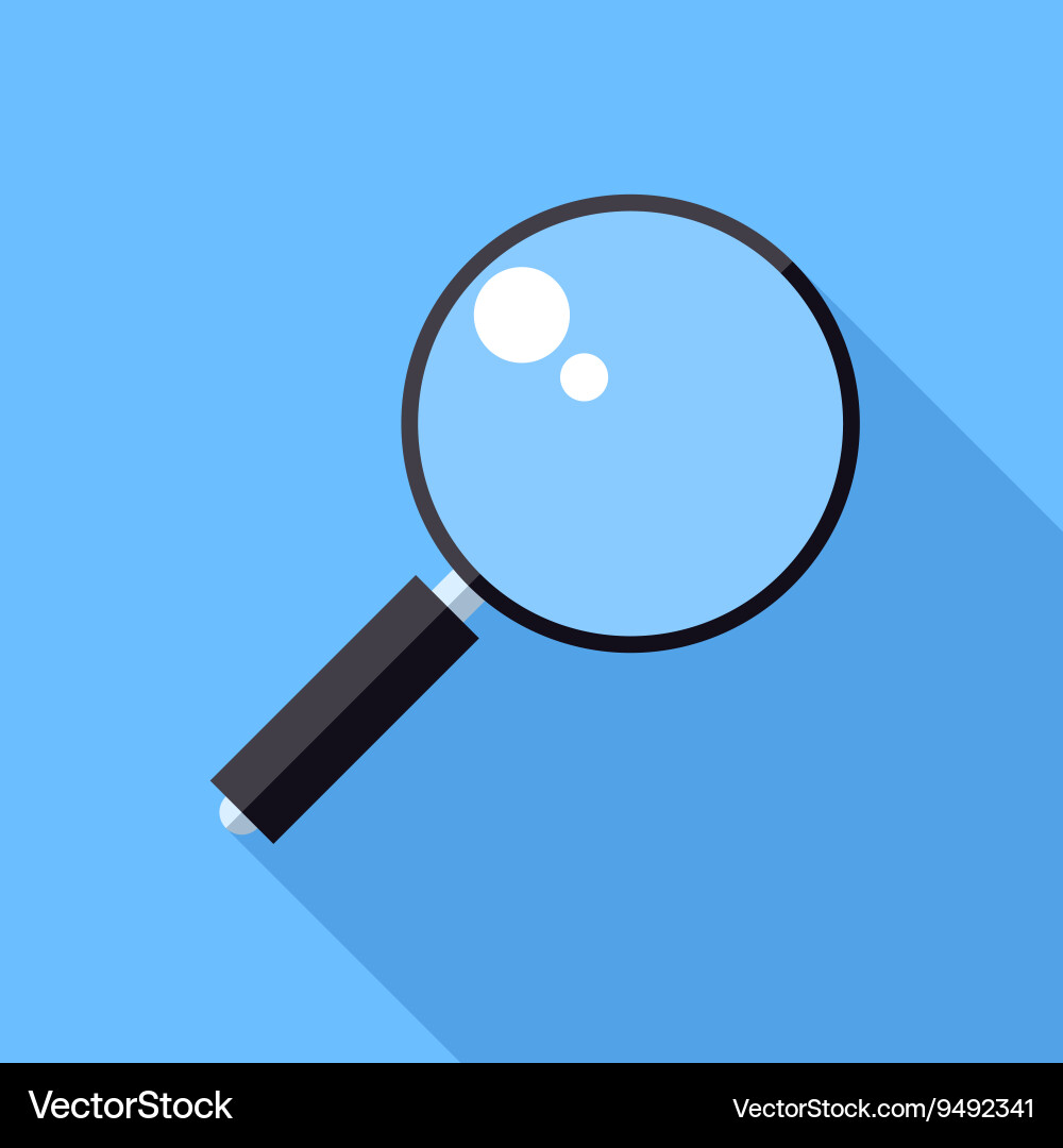 Magnifying Glass Icon Royalty Free Vector Image