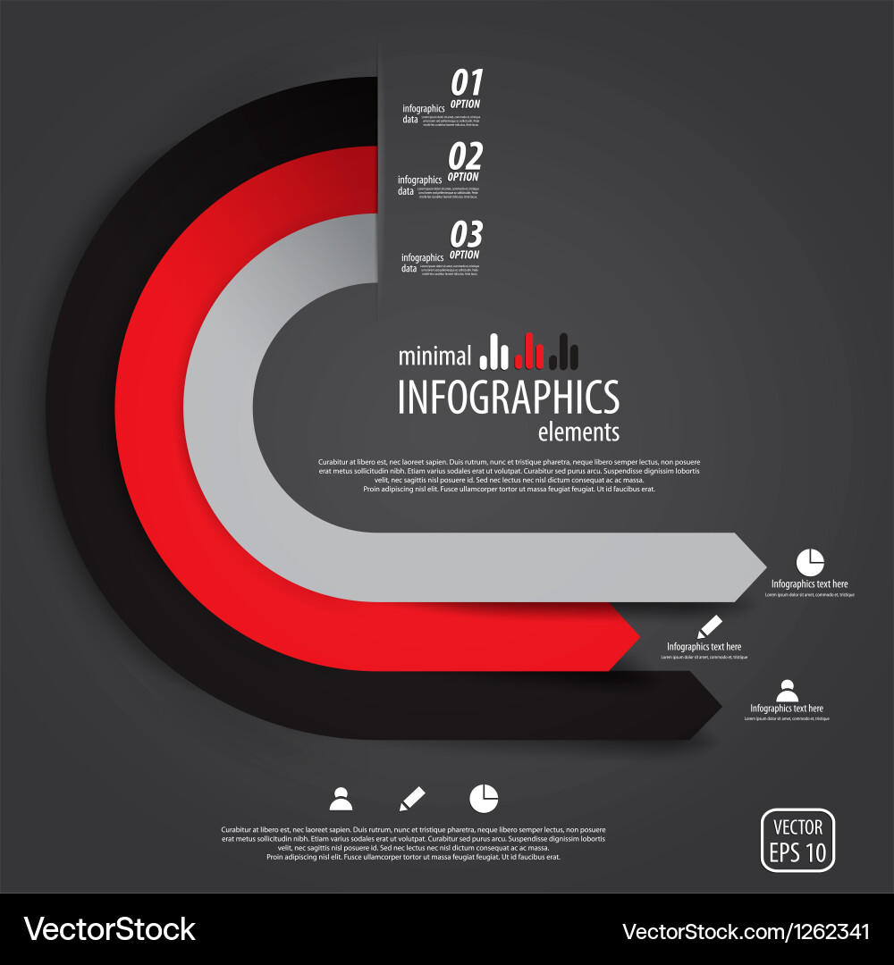 Modern Infographic Elements Royalty Free Vector Image