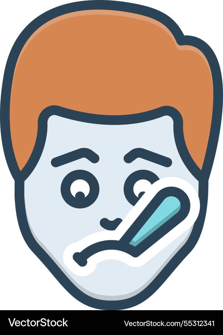 Sick Royalty Free Vector Image - VectorStock