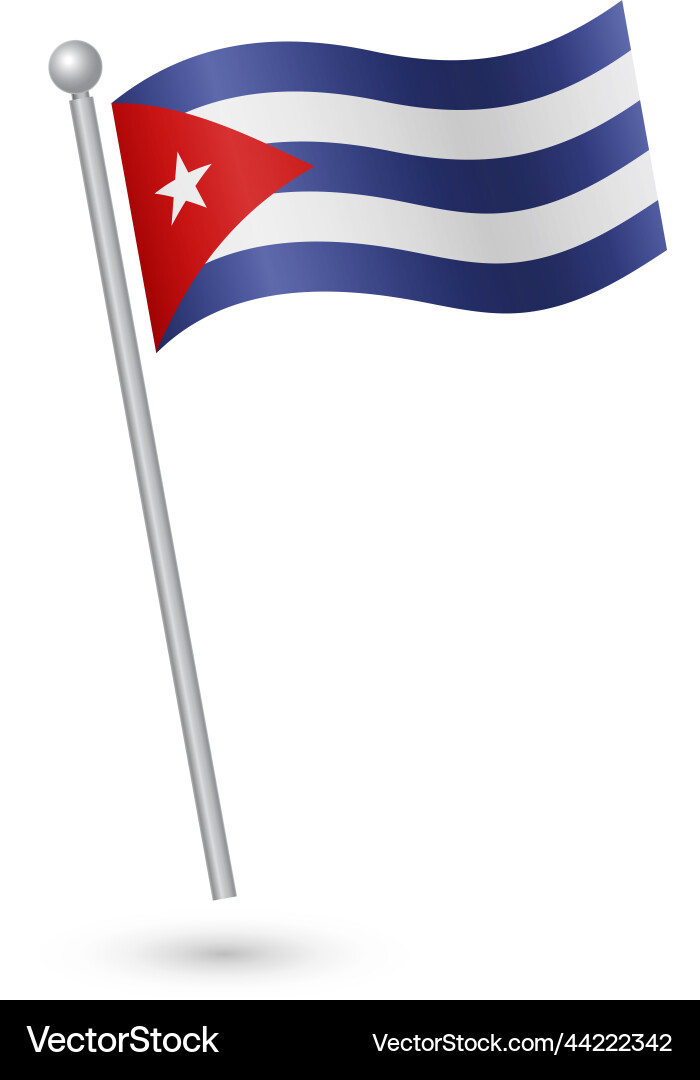 Cuban Flag Royalty Free Vector Image - VectorStock