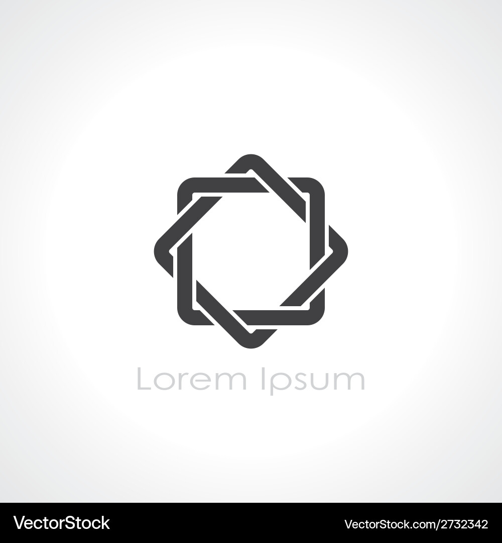 Geometric square Royalty Free Vector Image - VectorStock