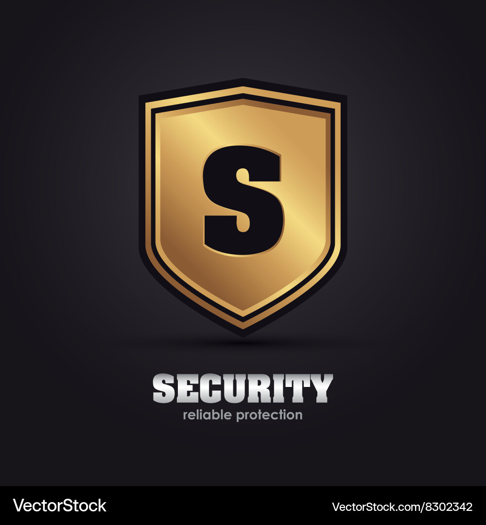 Security shield icon Royalty Free Vector Image