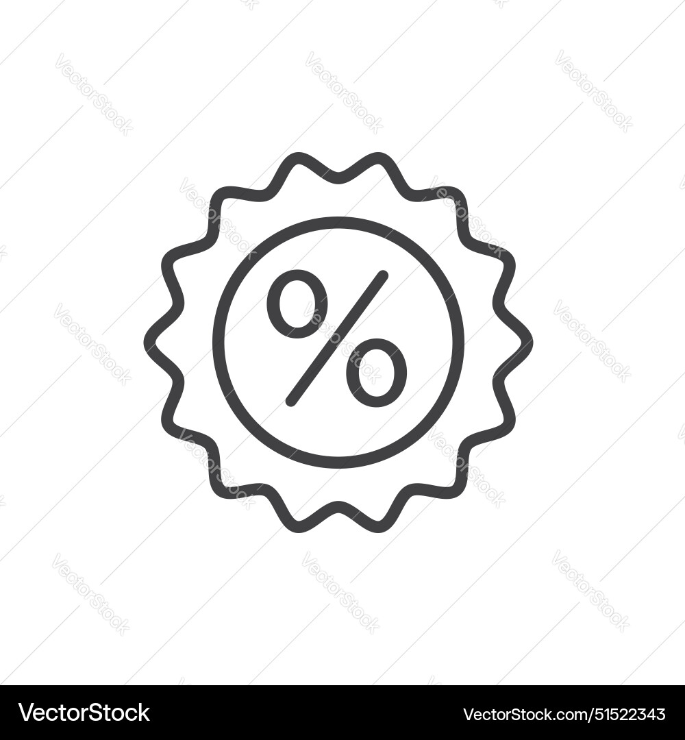 Discount icon Royalty Free Vector Image - VectorStock