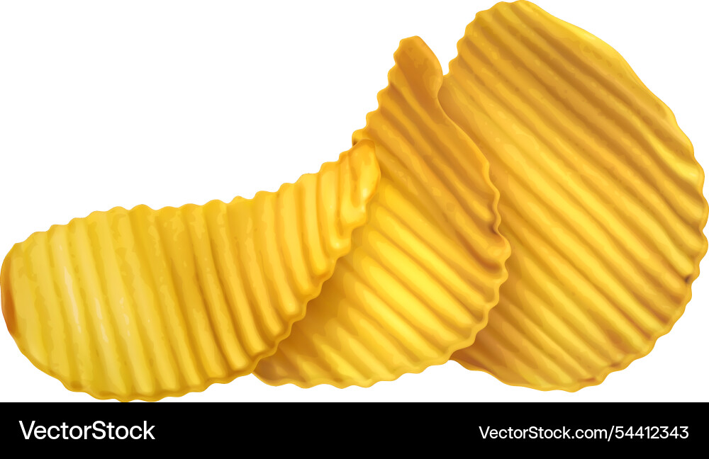 Potato chips Royalty Free Vector Image - VectorStock