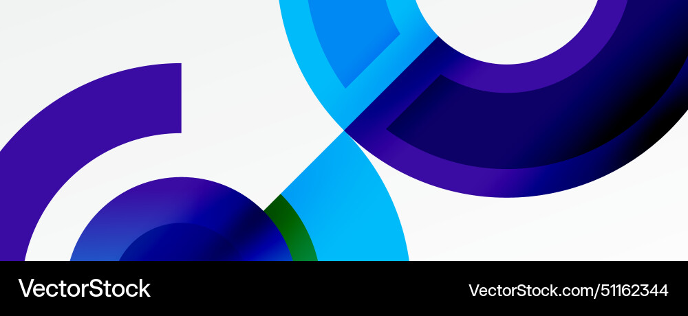 A blue and purple infinity symbol on white Vector Image