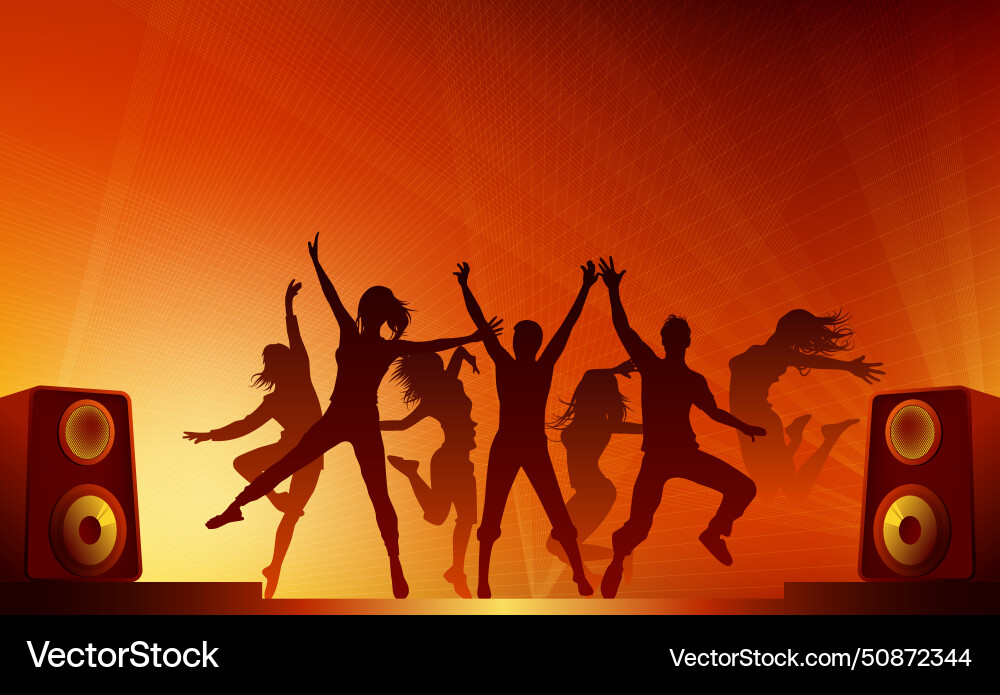 Contemporary dance concert Royalty Free Vector Image