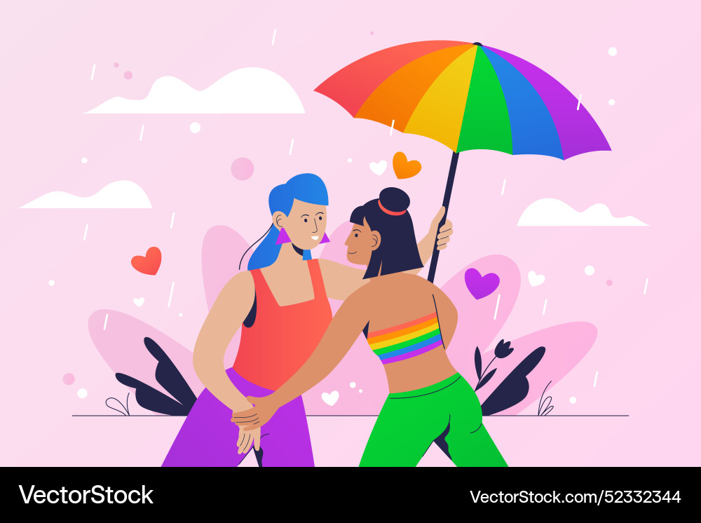 Gradient background for pride month celebration Vector Image
