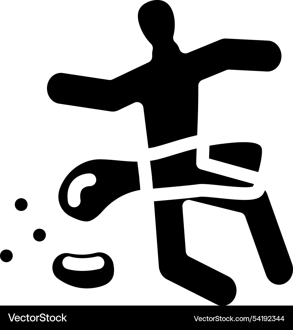 Homicide crime glyph icon Royalty Free Vector Image