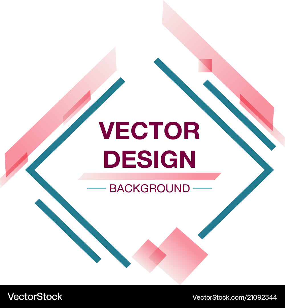 Minimalistic design creative concept modern Vector Image