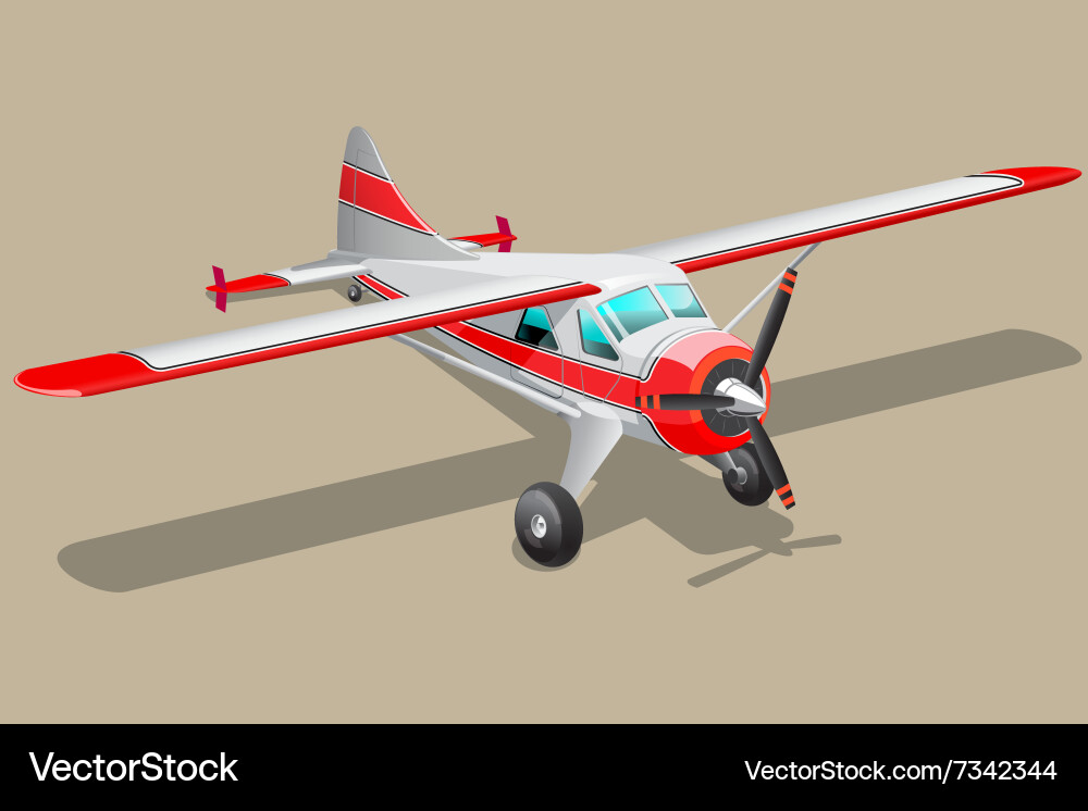 Retro airplane Royalty Free Vector Image - VectorStock