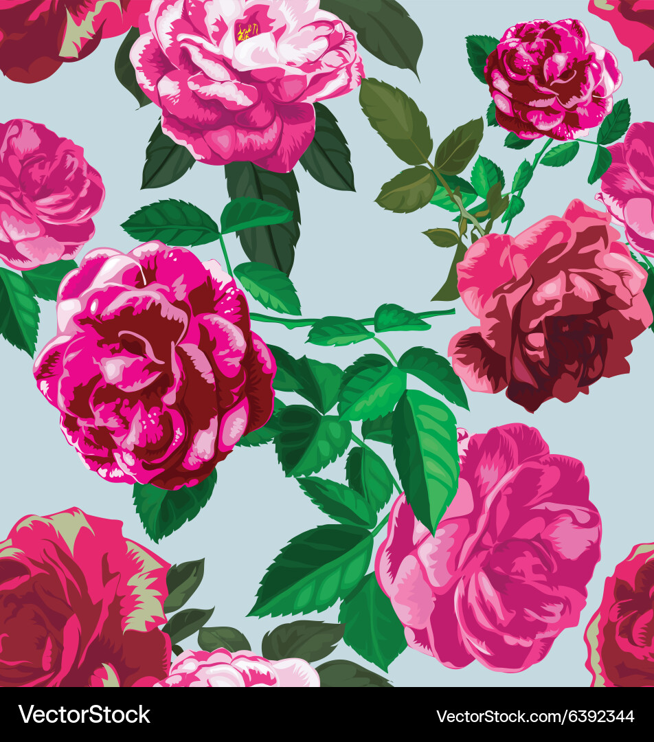 Romantic Floral Pattern Royalty Free Vector Image
