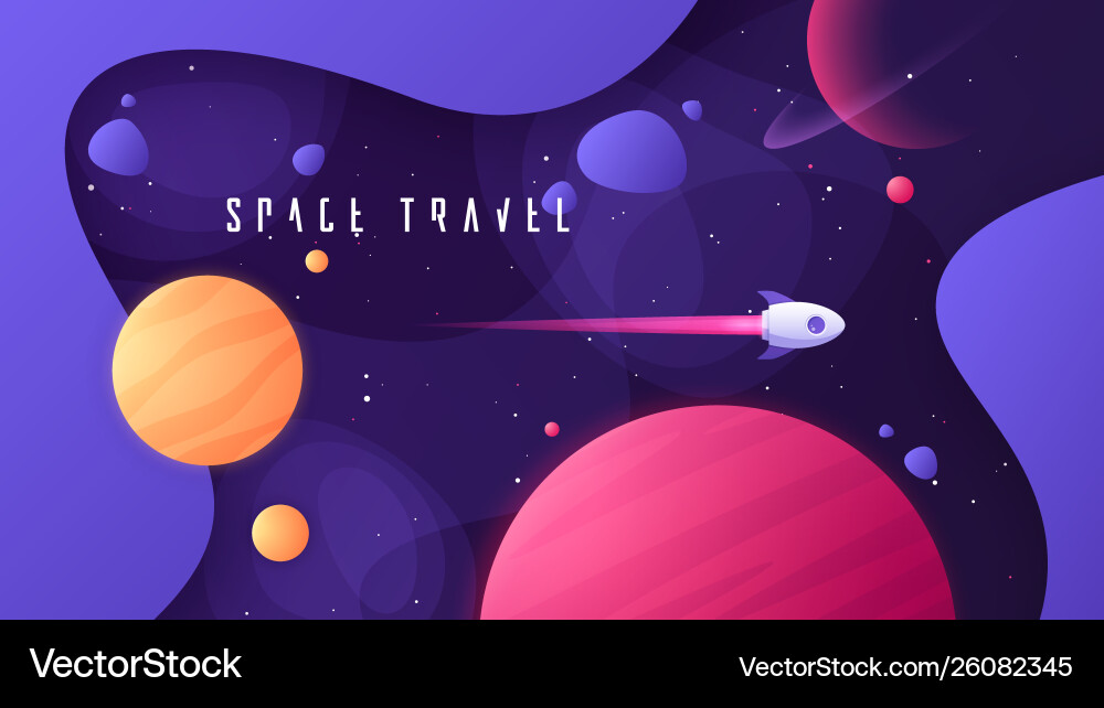 On topic outer space Royalty Free Vector Image