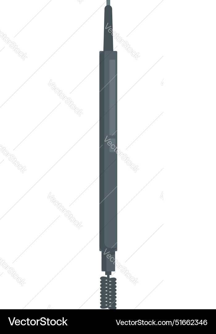 Eyebrow pencil with spoolie brush for perfect Vector Image