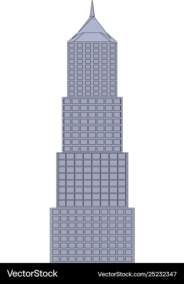 Frame gray buildings Royalty Free Vector Image