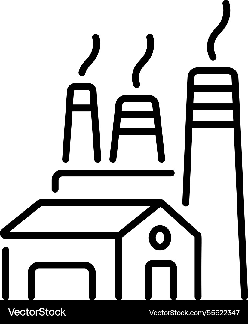 Paper mill Royalty Free Vector Image - VectorStock