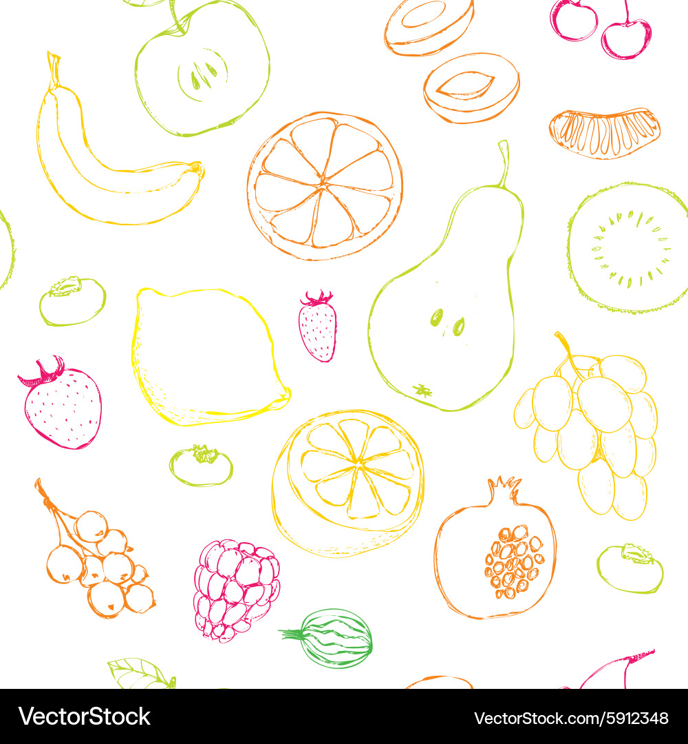 Fruits Royalty Free Vector Image - VectorStock