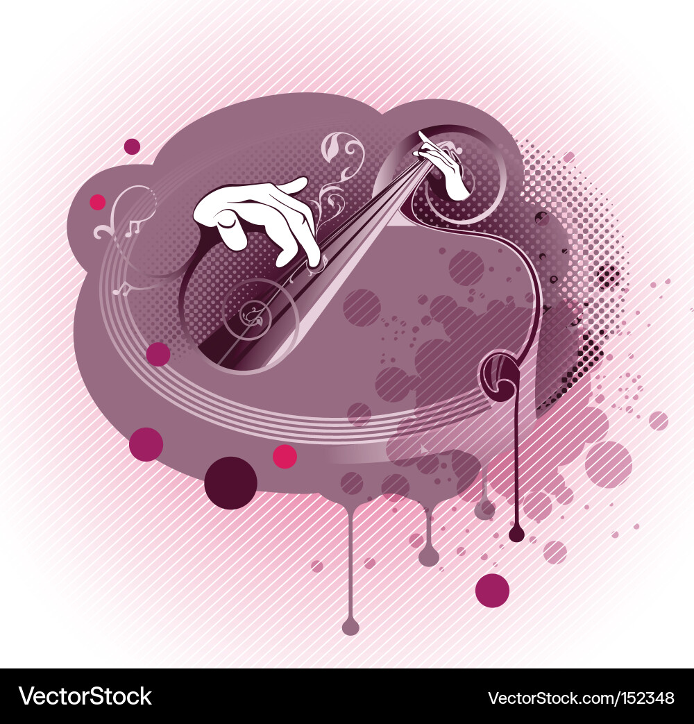 Grunge abstract music composition Royalty Free Vector Image