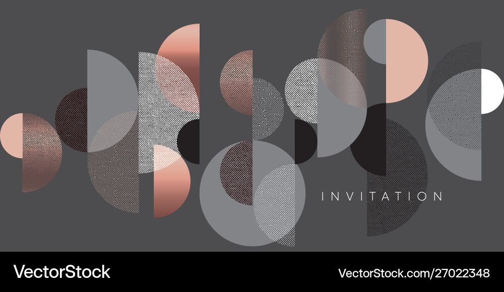 Modern Geometric Header Template Royalty Free Vector Image