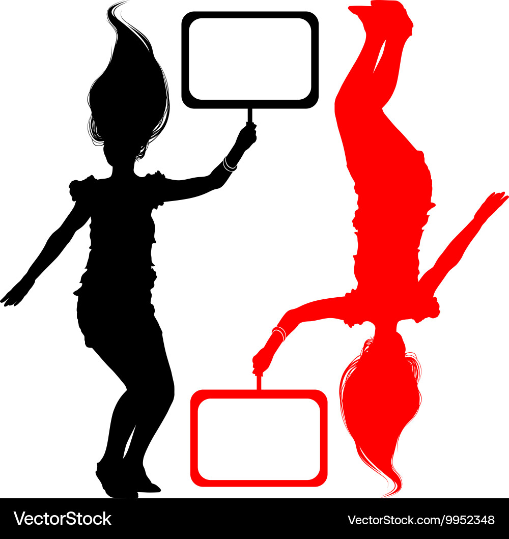 Silhouette Royalty Free Vector Image - VectorStock