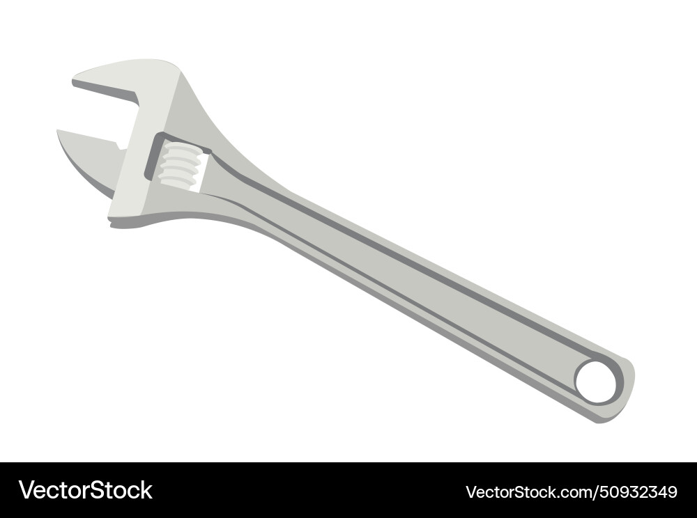 Isolated of a wrench Royalty Free Vector Image