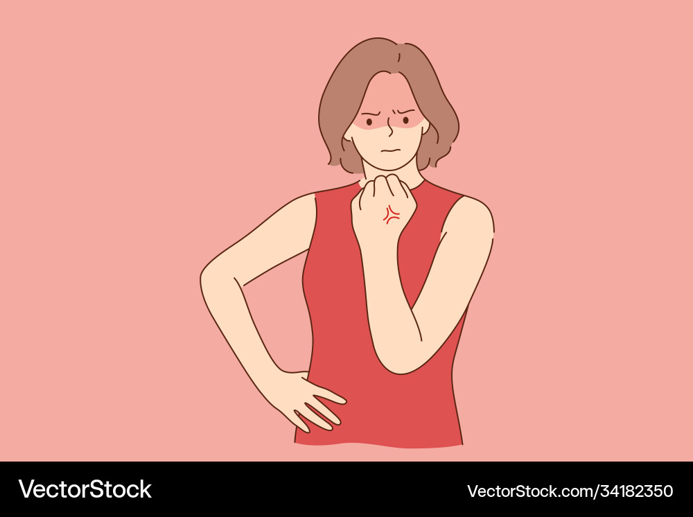 Emotion face expression rage anger fury Royalty Free Vector