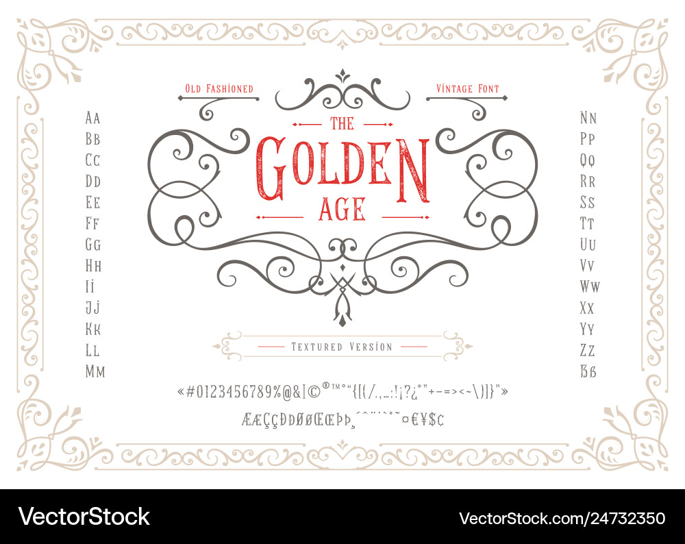 Golden age Royalty Free Vector Image - VectorStock