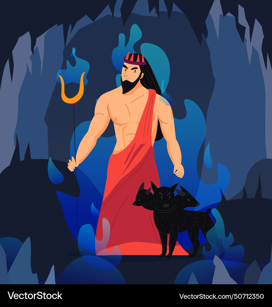 Hades cartoon Royalty Free Vector Image - VectorStock