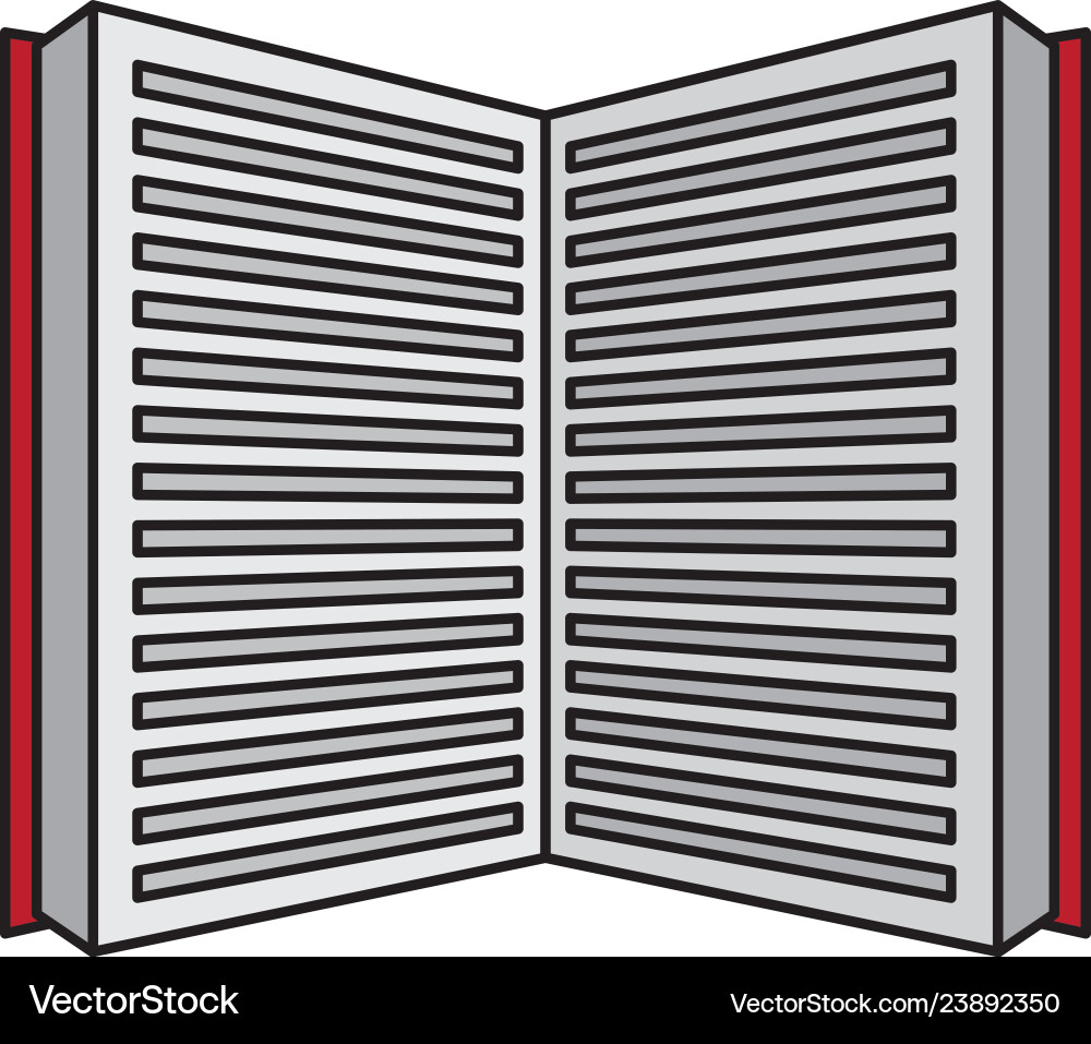Open book learning Royalty Free Vector Image - VectorStock